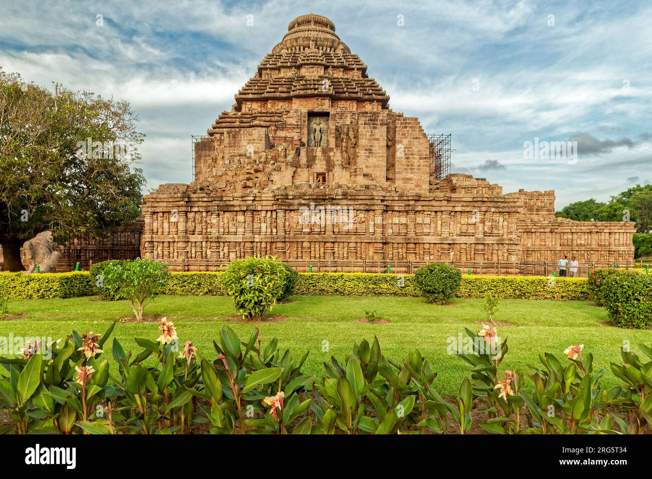 07 23 2007 Vintage Ancient Konark Sun Temple built in 13th century.is ...