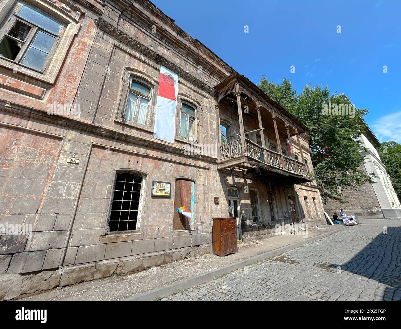 The balcony of Varem Marem from the legendary movie Tango of our childhood Stock Photo - Alamy