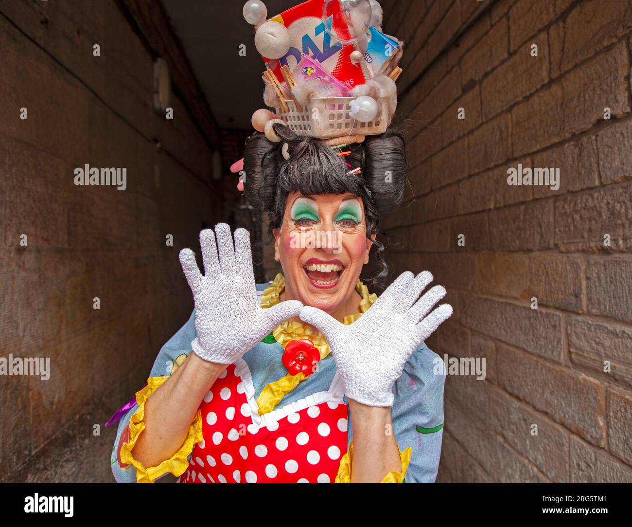 Edinburgh Festival Fringe. Royal Mile, Edinburgh, Scotland, UK. 7 ...