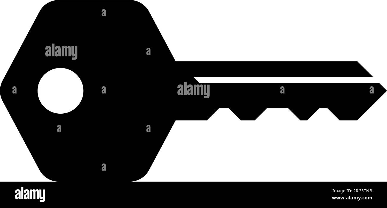 One simple key symbol key to lock unlock access vector illustration ... One simple key symbol key to lock unlock access vector illustration ...