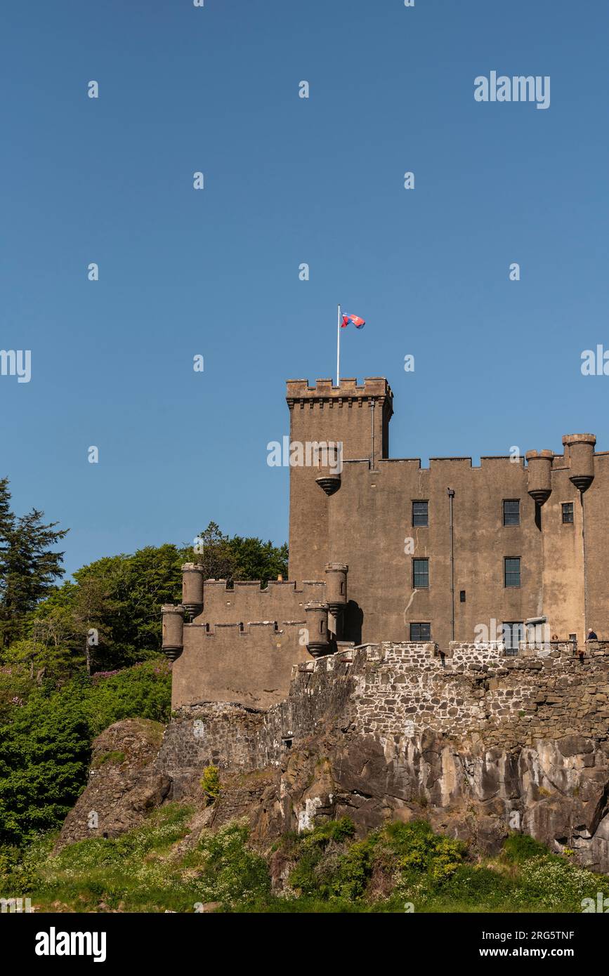 Dunvegan, Isle of Skye, Scotland, UK. 5 June 2023. Dunvegan Castle ...