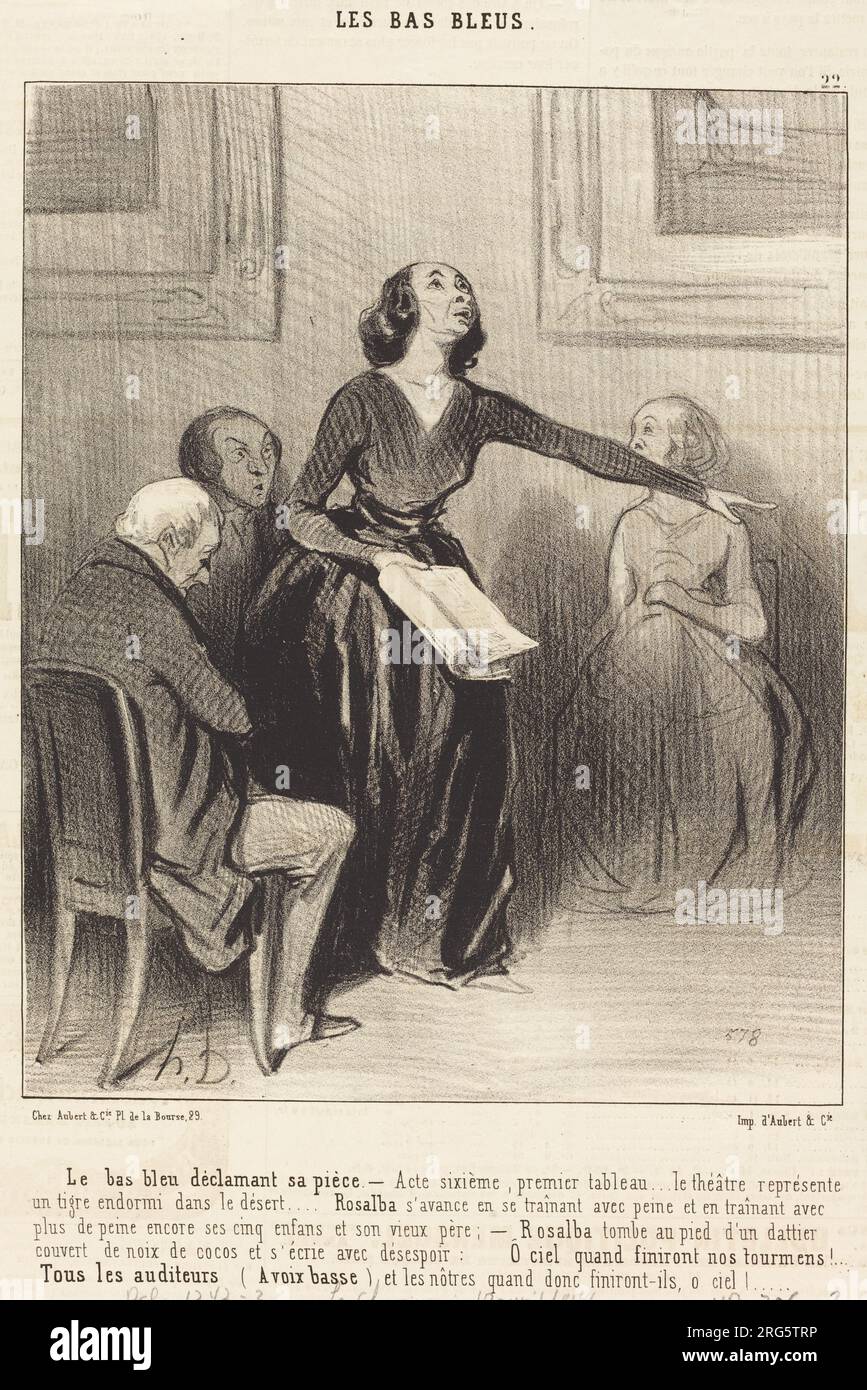 Bas bleu hi-res stock photography and images - Alamy