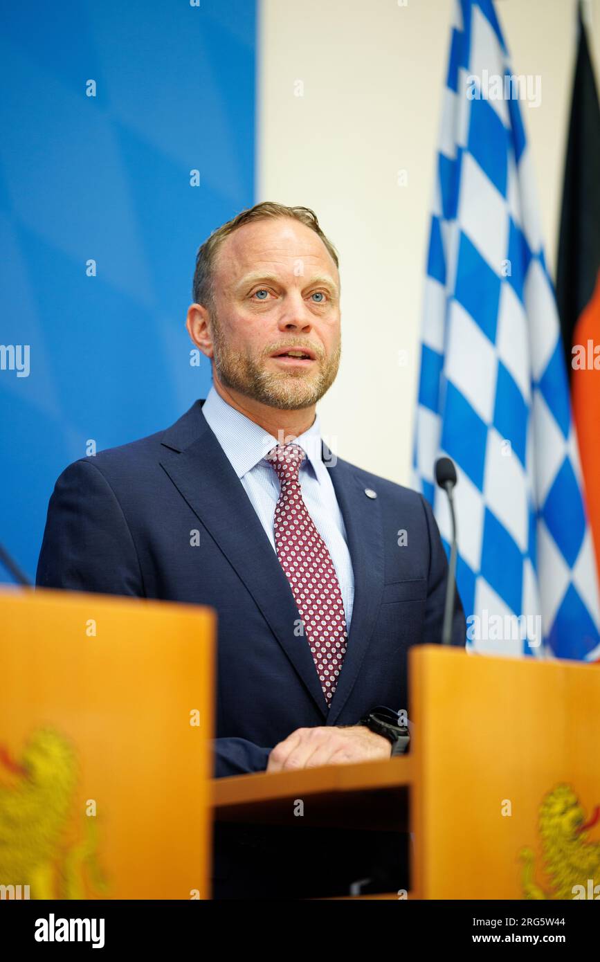Munich, Germany. 07th Aug, 2023. Michael Weinzierl, police ...