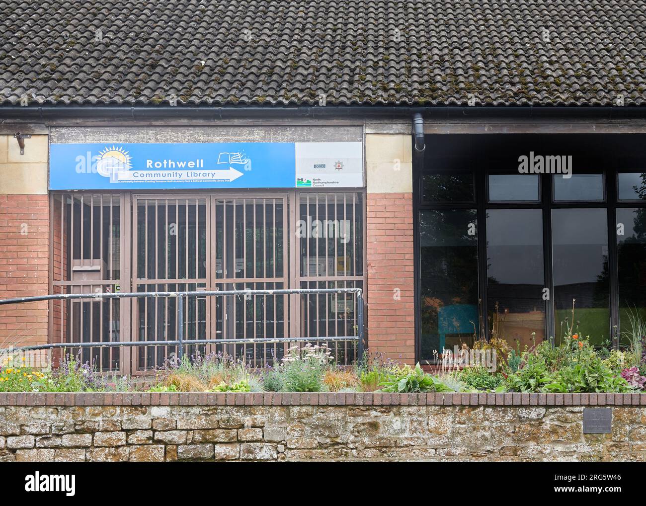 The Community library at Rothwell, England Stock Photo - Alamy