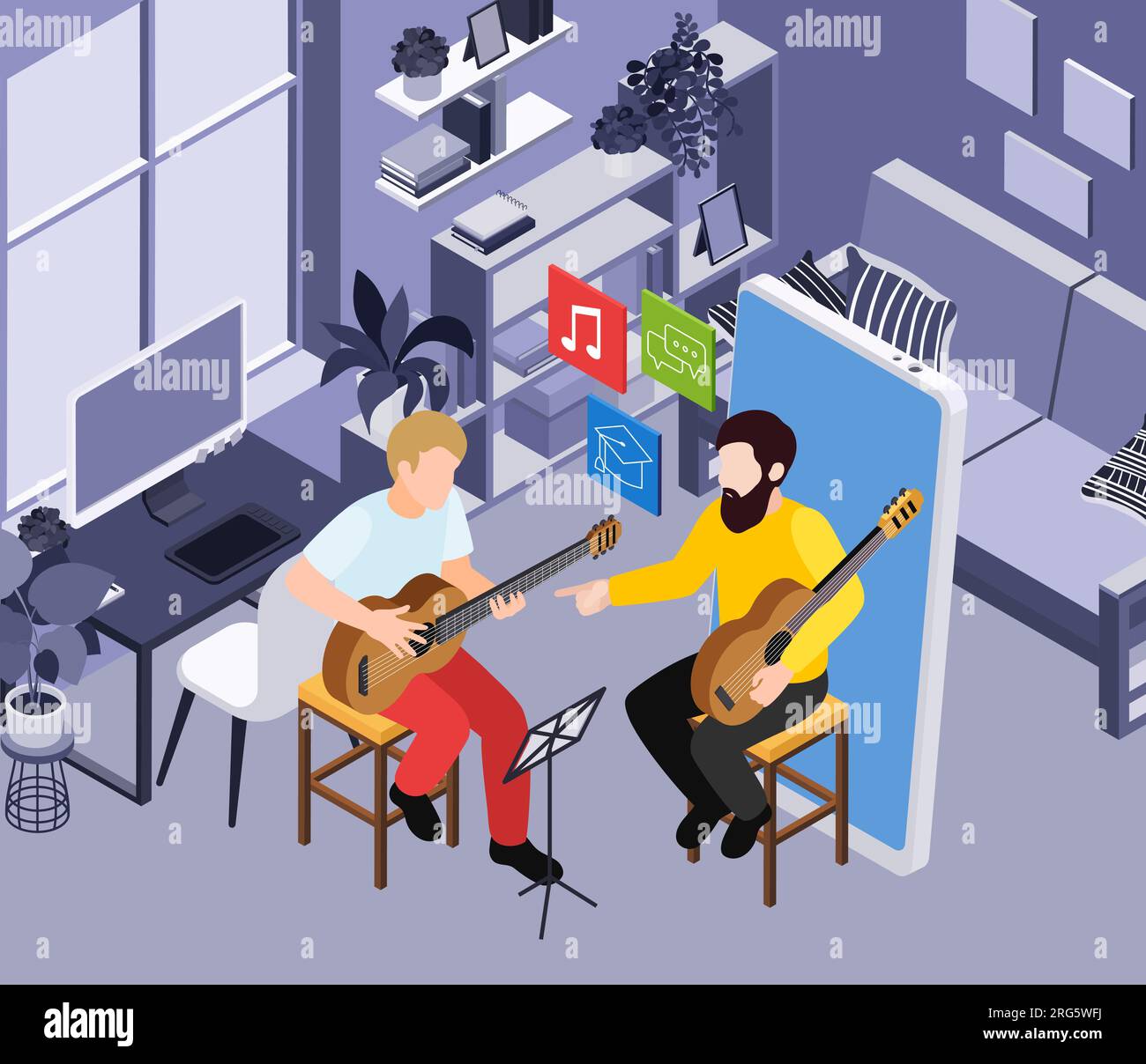 Practice beginner Stock Vector Images - Alamy