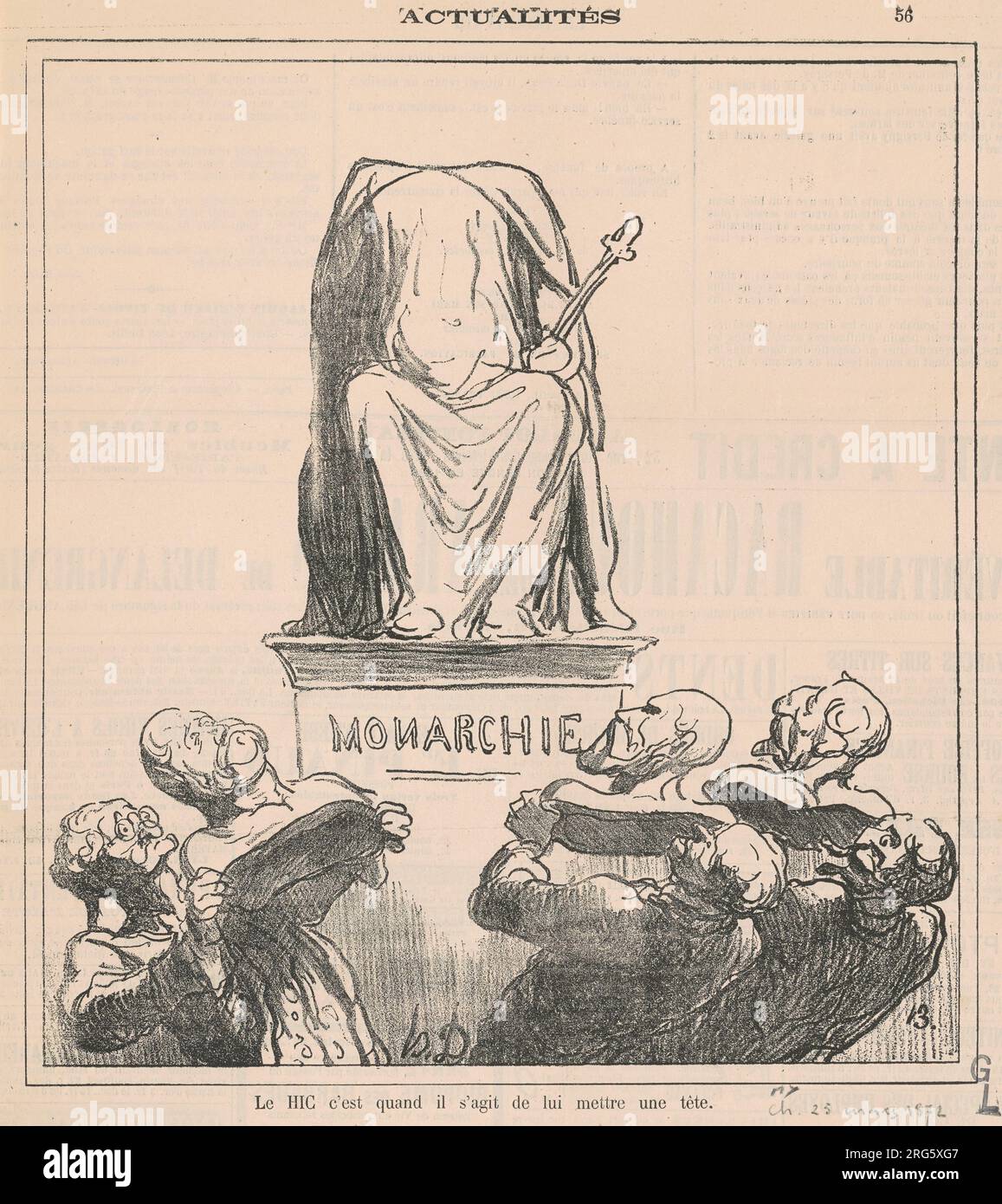 Le hic c'est quand il s'agit de lui mettre une tête 19th century by ...