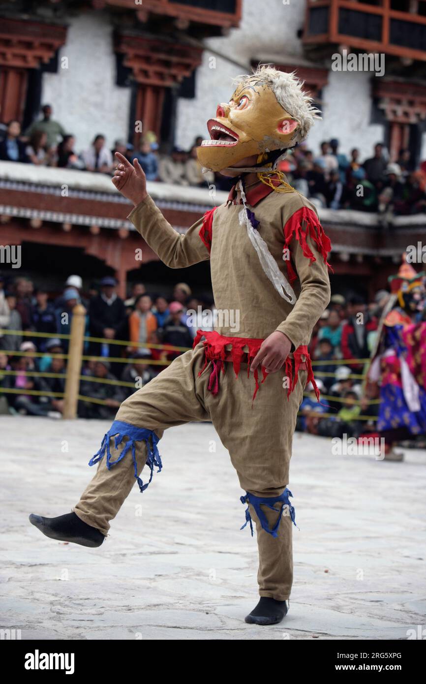 Costumed Dancer, Hemis Festival, Leh, Ladakh, India Stock Photo - Alamy