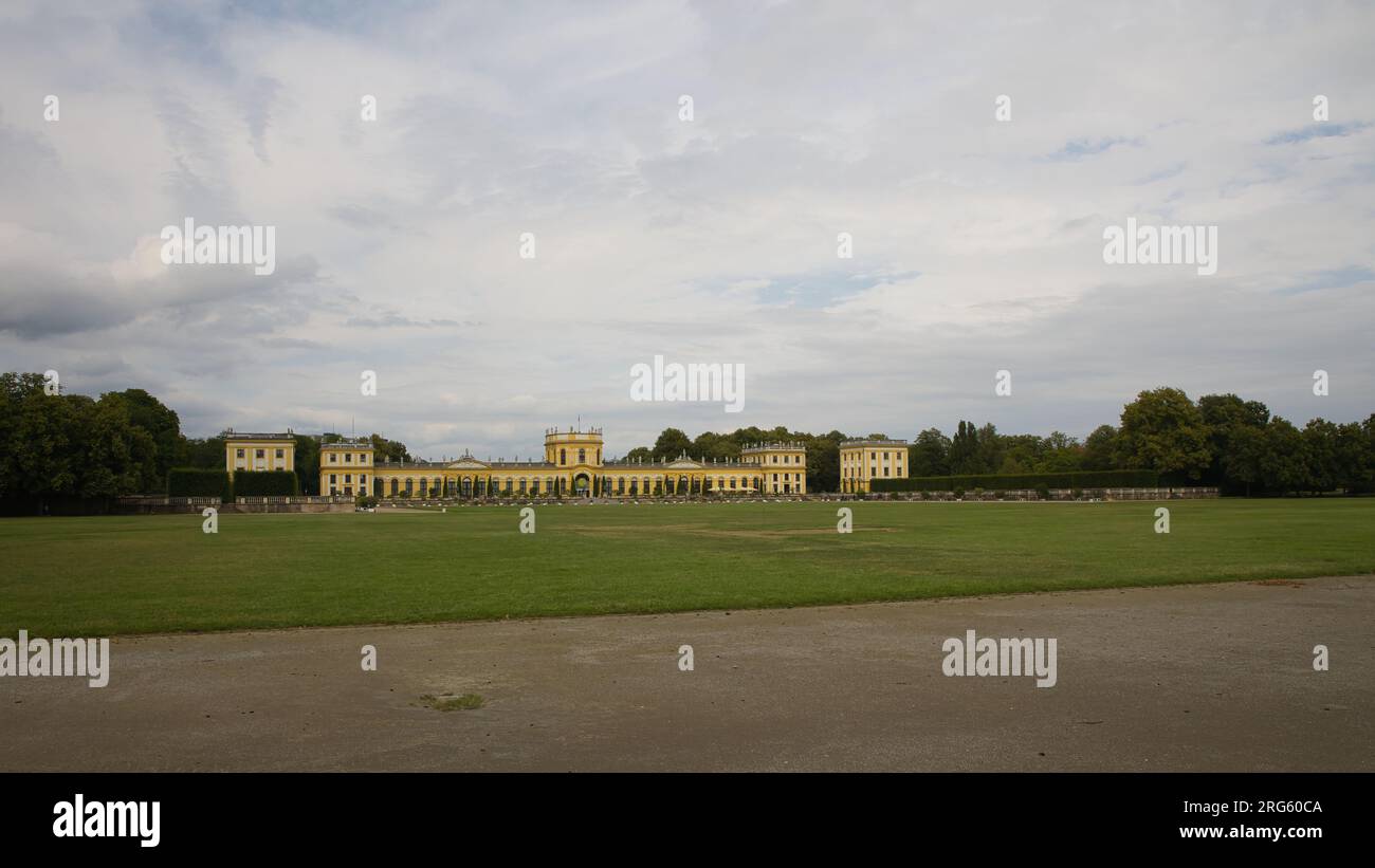 Kassel, Hesse, Germany - 30 June 2023: Panoramic view of the Orangery ...