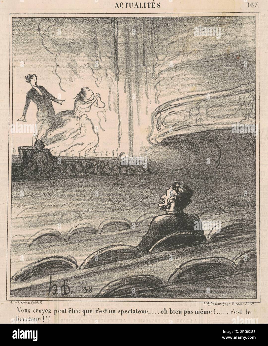 Vous croyez peut être que c'est un spectateur... 19th century by Honoré ...