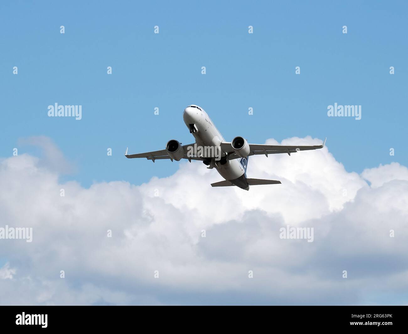 Lufthansa (is the largest German airline), Airbus A320 neo airplane ...