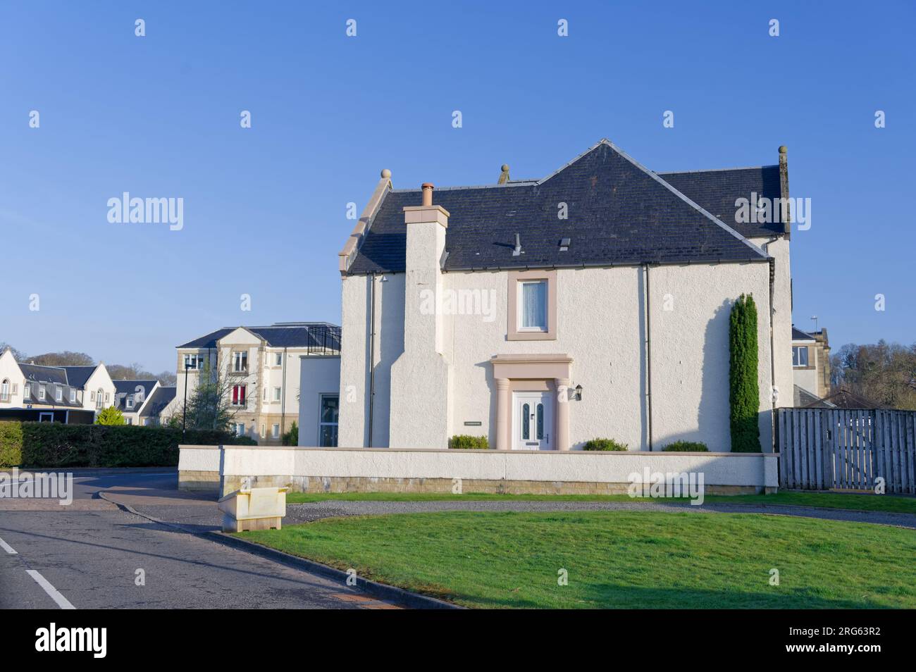 New housing development building houses for increased demand in rural ...