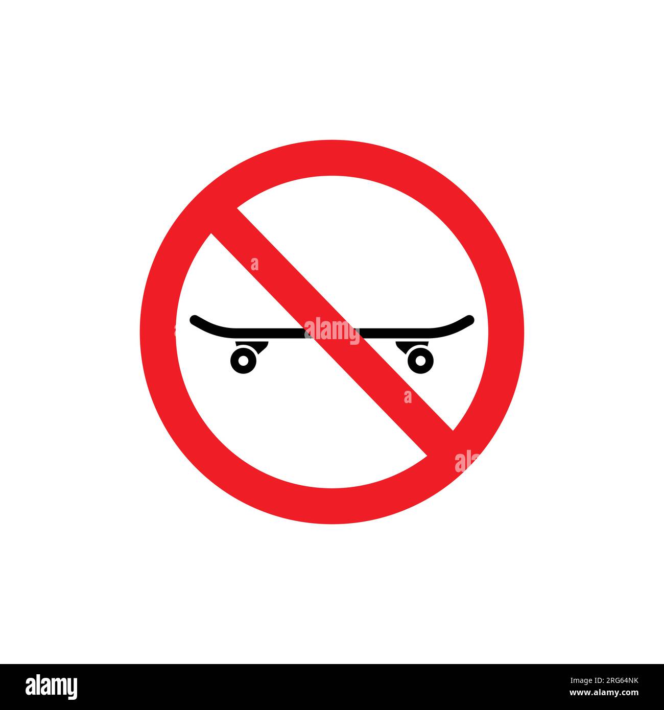No Skateboarding Sign