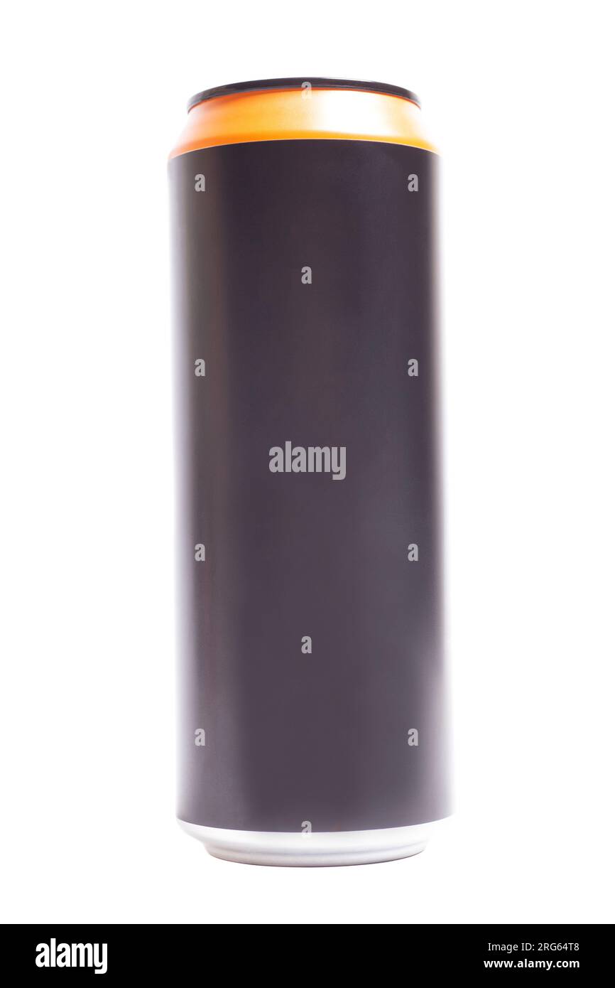 aluminum can isolated on white Stock Photo - Alamy