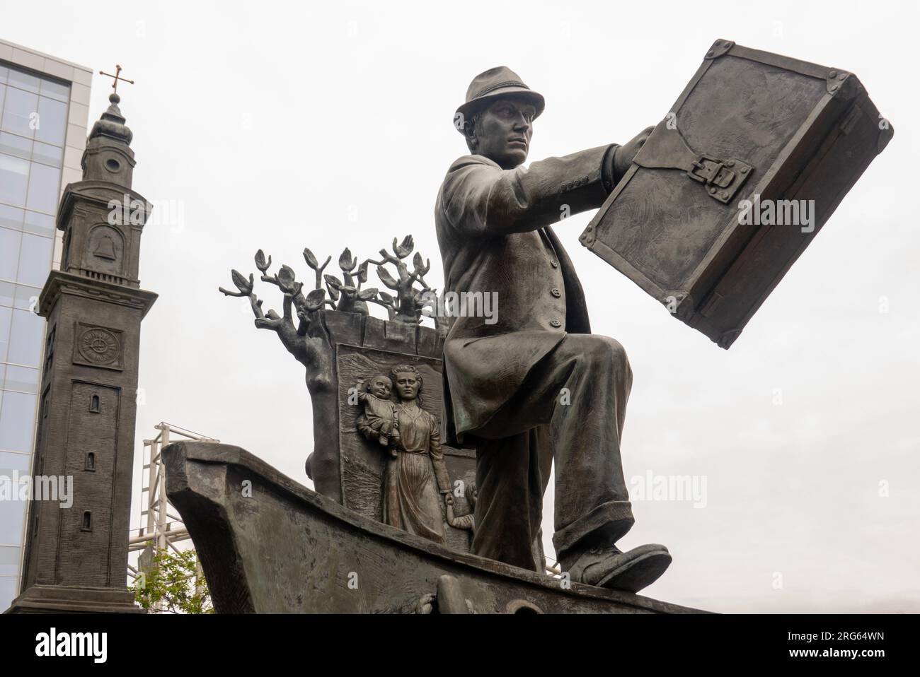 The Emigrant statue in downtown Halifax Nova Scotia Canada Stock Photo ...