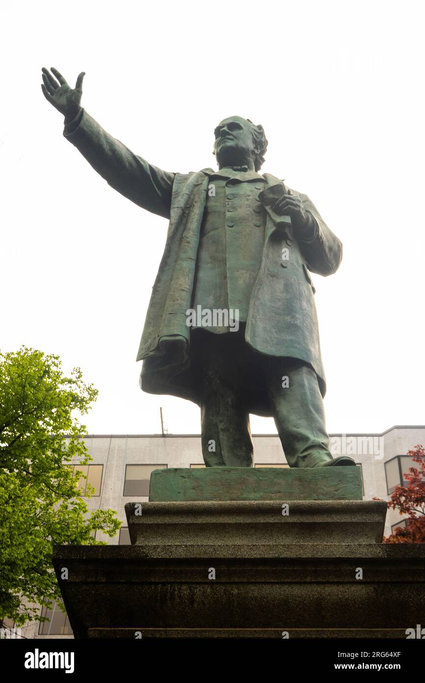 Joseph Howe statue in Halifax Nova Scotia Canada Stock Photo - Alamy