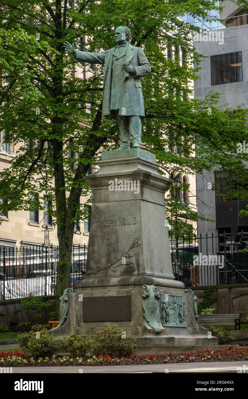 Joseph Howe statue in Halifax Nova Scotia Canada Stock Photo - Alamy