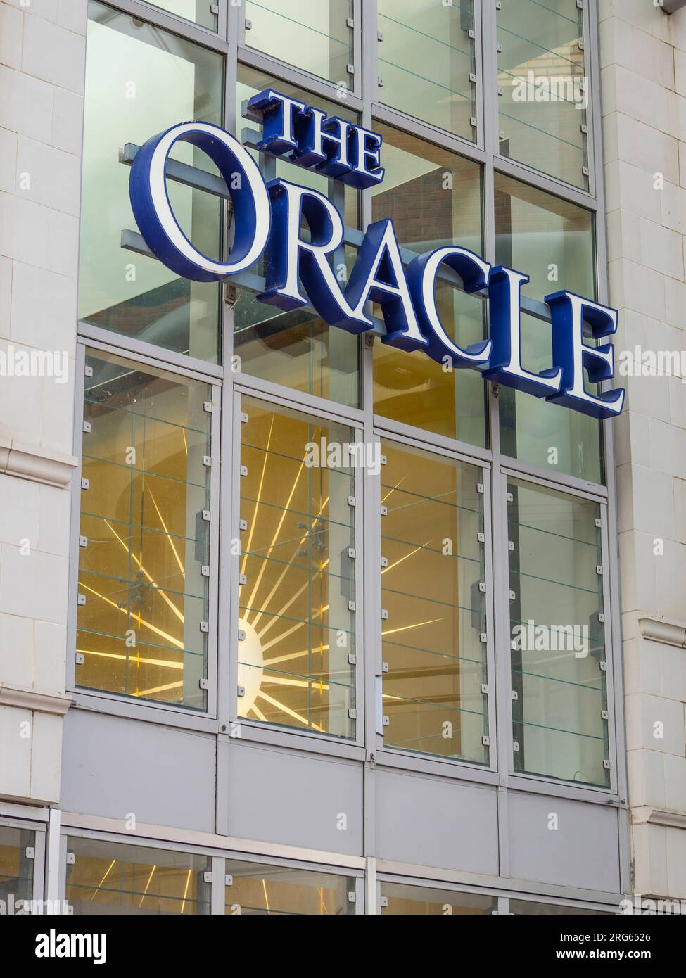 Broad Street Entrance to The Oracle Shopping Centre, Reading, Berkshire ...