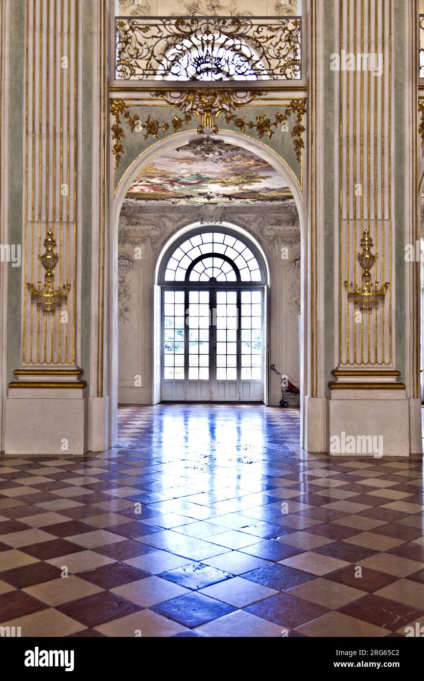 Rococo painting nymphenburg munich hi-res stock photography and images ...