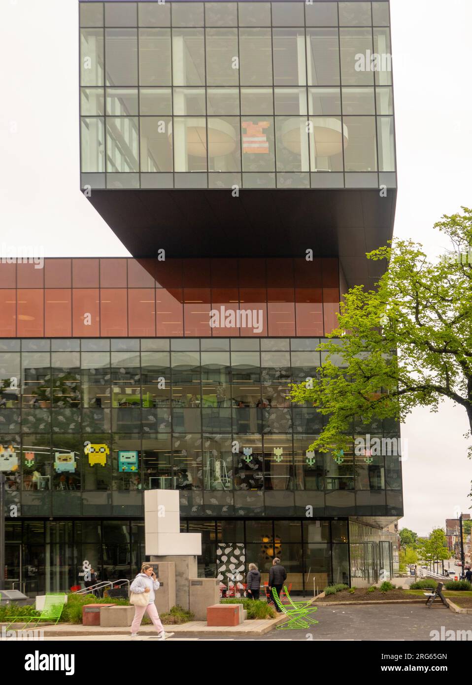 Halifax Central library building in downtown Halifax Nova Scotia Stock ...