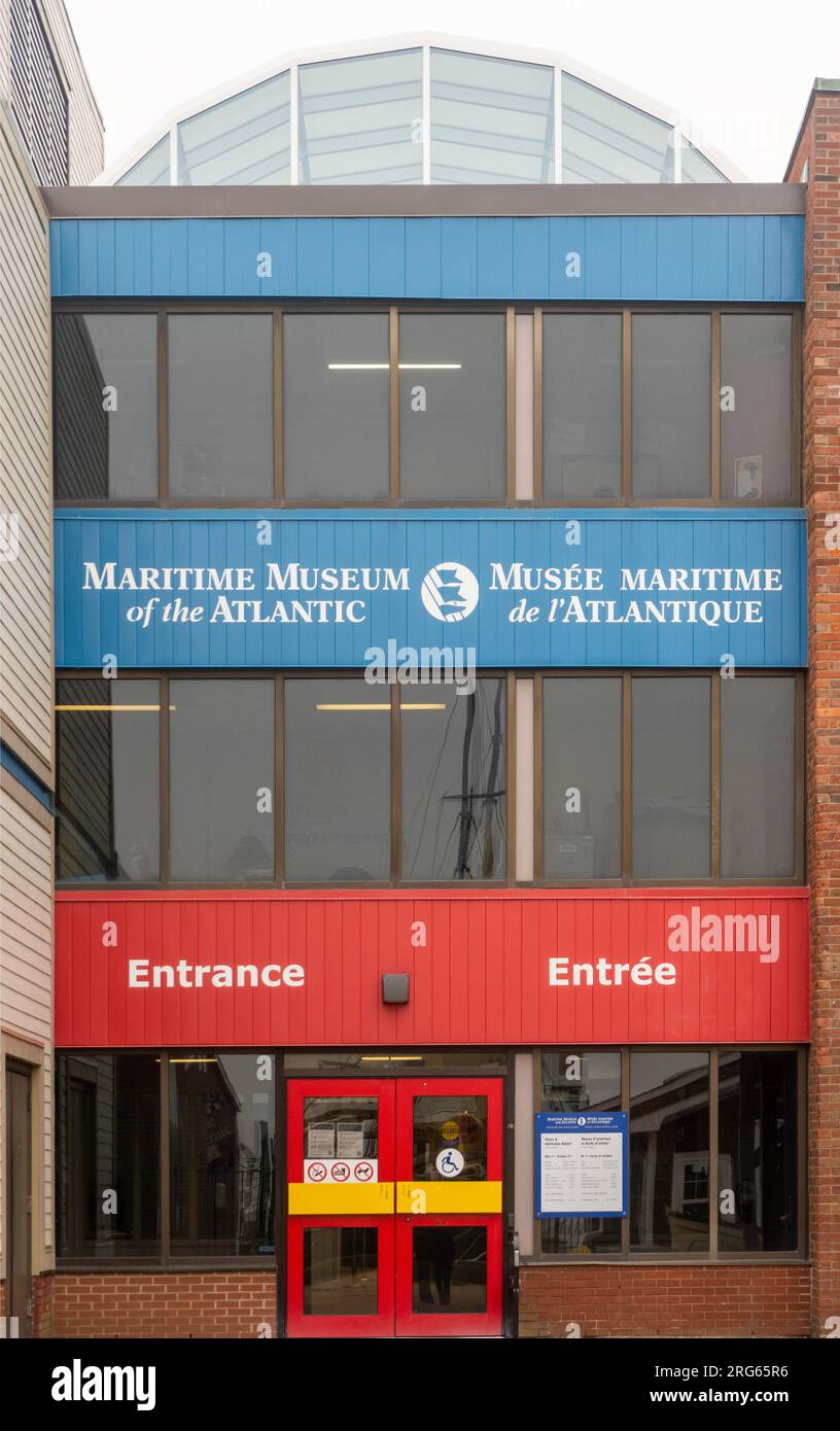 Entrance to the maritime museum of the atlantic front door hi-res stock ...