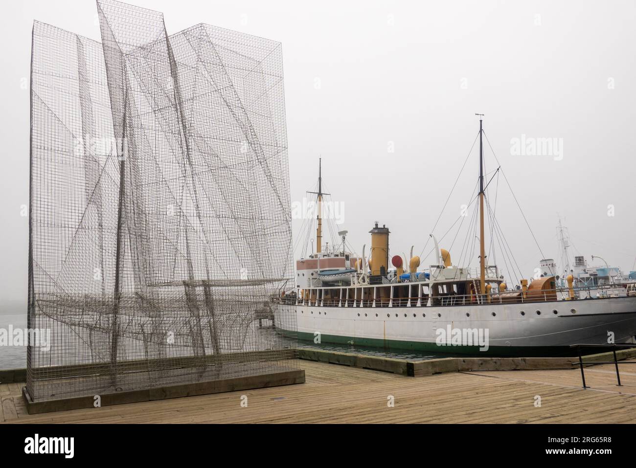 CSS Acadia museum ship of the Maritime Museum of the Atlantic in ...