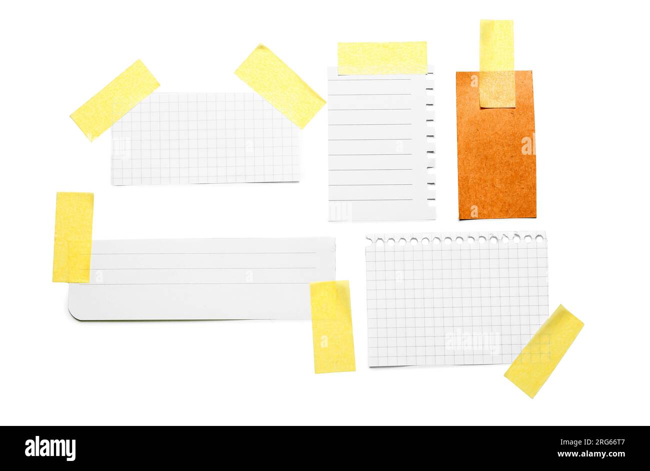 Attached paper sheets on Cut Out Stock Images & Pictures - Alamy