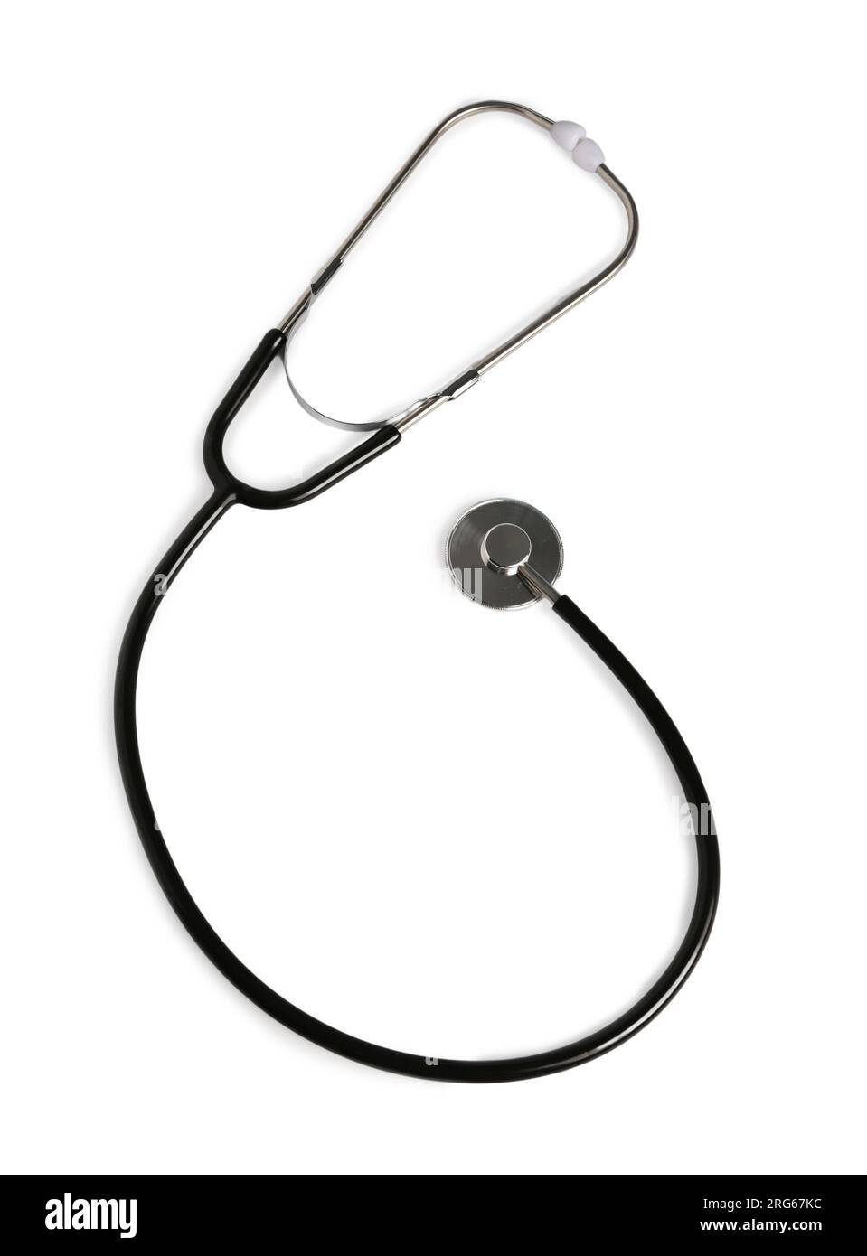 Modern stethoscope on light background Stock Photo - Alamy