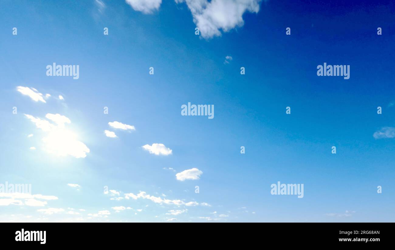 cute large white clouds in the blue sky bg - photo of nature Stock ...