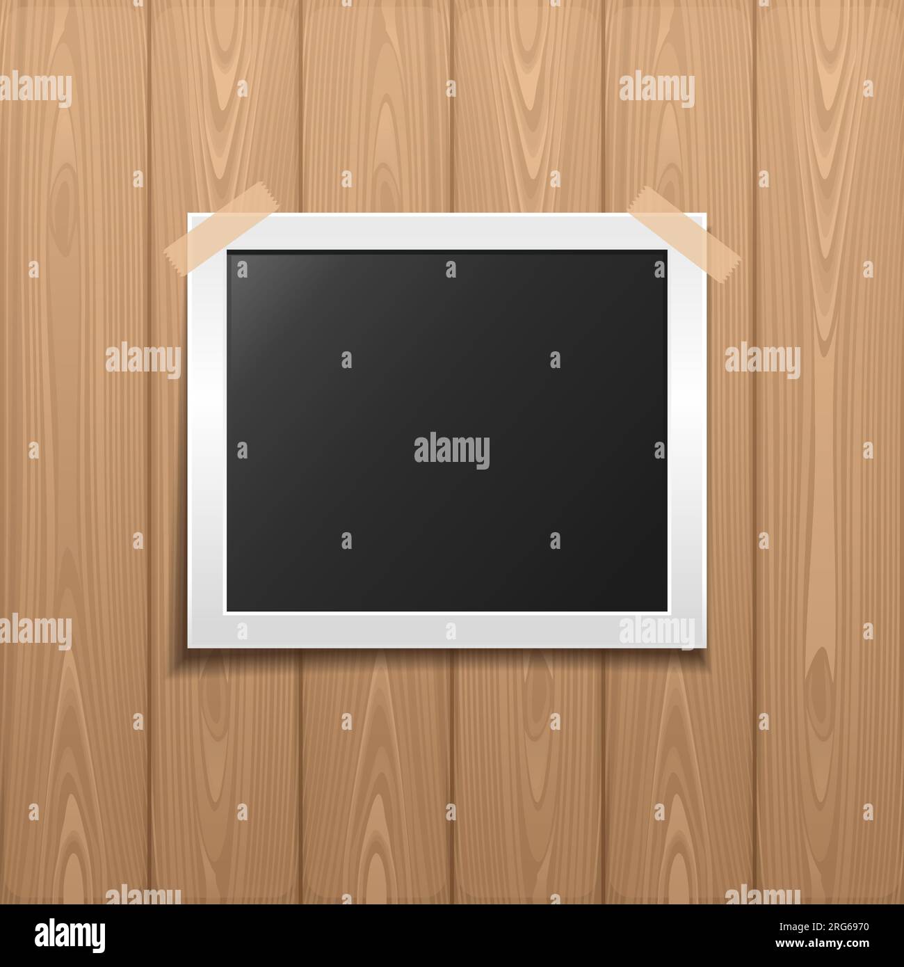 Realistic photo frame Stock Vector Images - Alamy