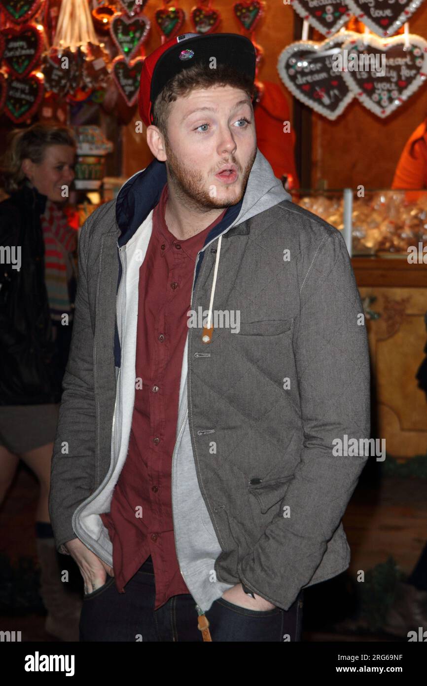 London. UK. James Arthur at the Winter Wonderland . Opening night ...