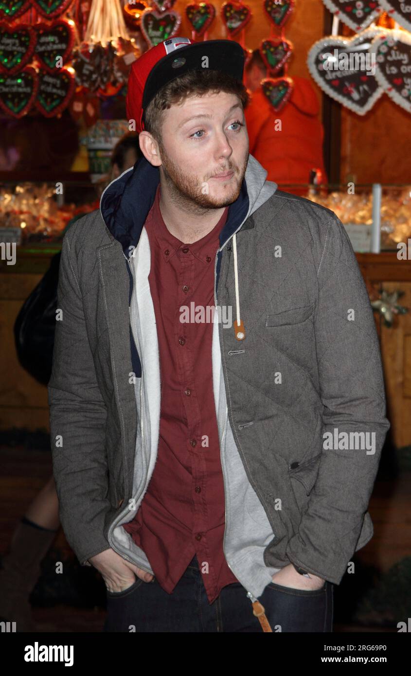 London. UK. James Arthur at the Winter Wonderland . Opening night ...