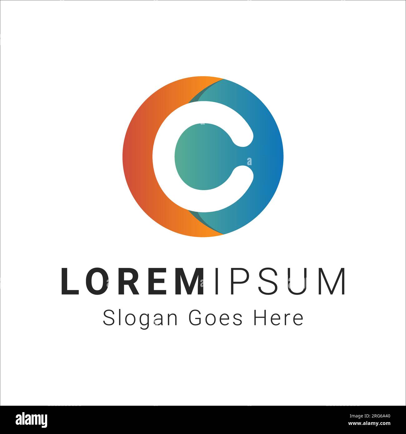 3D Gradient Initial Letter C Monogram Logo Design Modern C Logotype ...