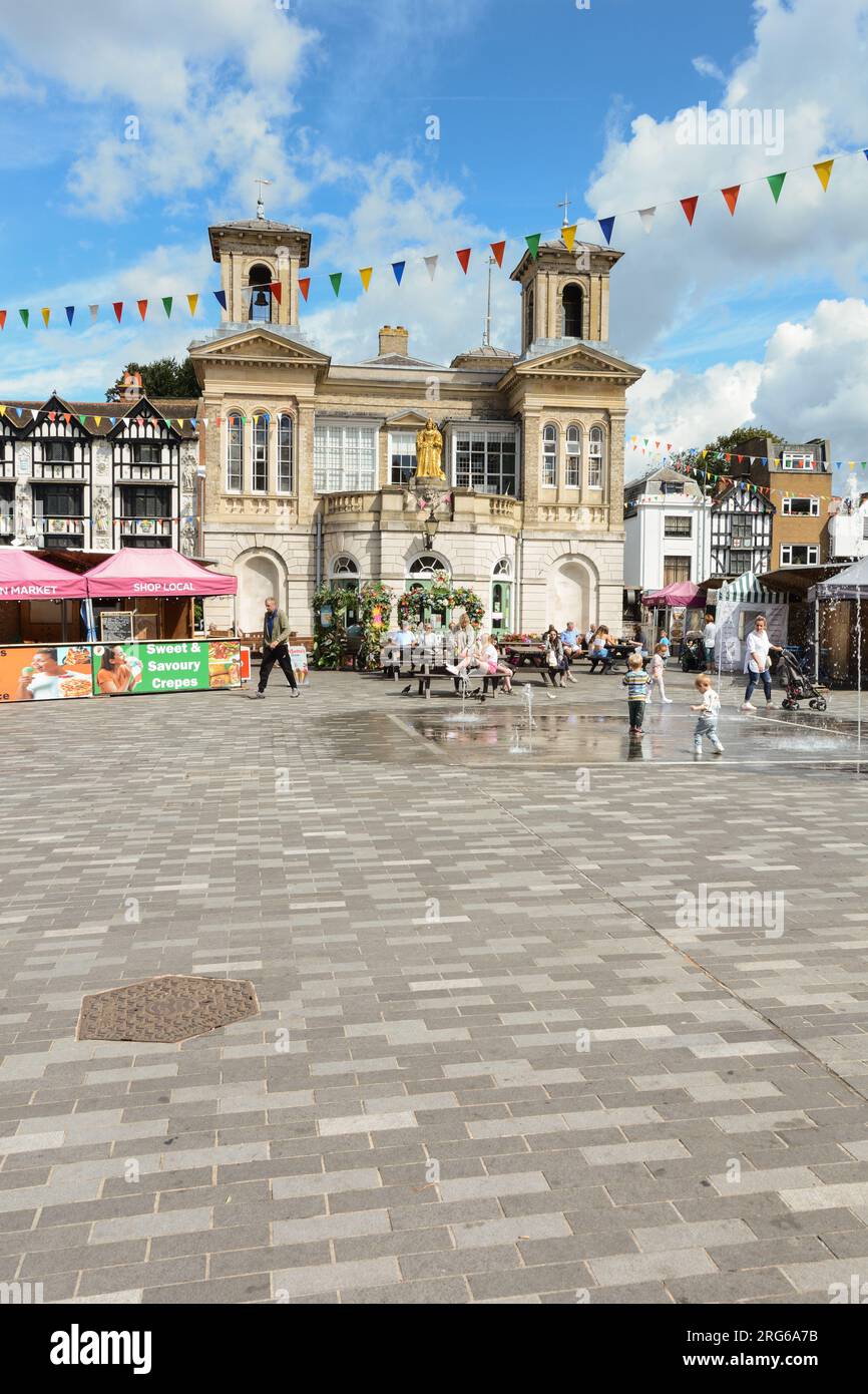 The Old Town Hall and Market Square, Kingston Upon Thames, Kingston ...