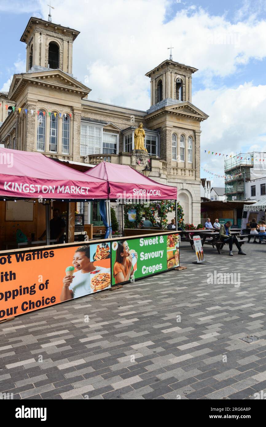 The Old Town Hall and Market Square, Kingston Upon Thames, Kingston ...