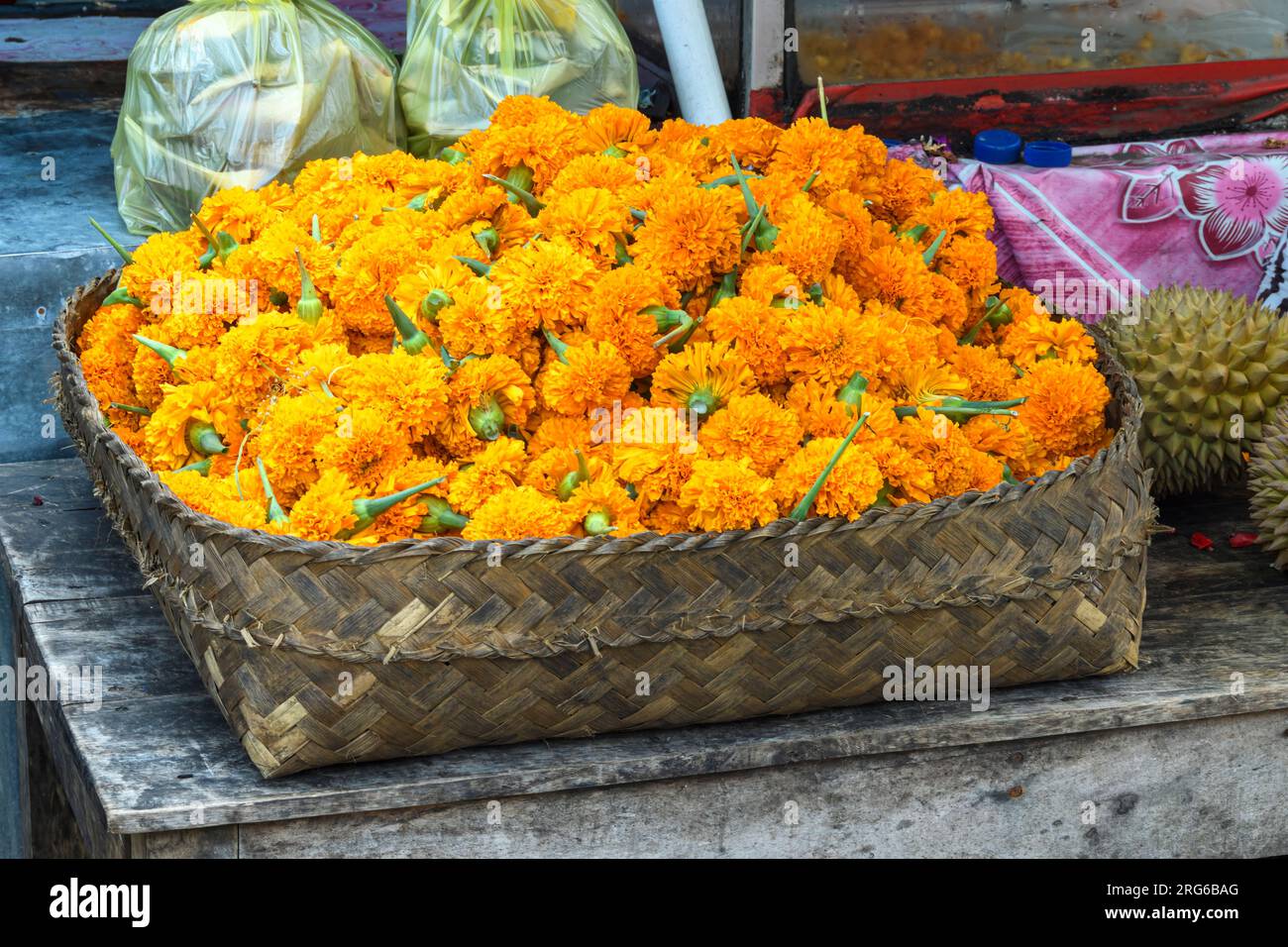 Balinese marigold hi-res stock photography and images - Alamy
