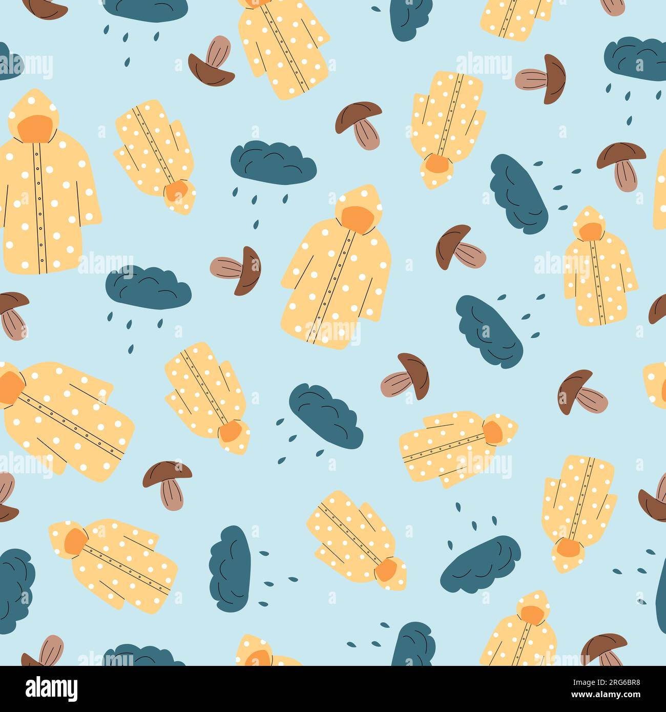 Yellow raincoat Stock Vector Images - Alamy