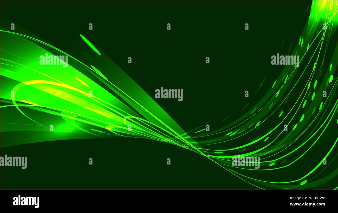 Green abstract bright magical cosmic energy electric bright bright ...