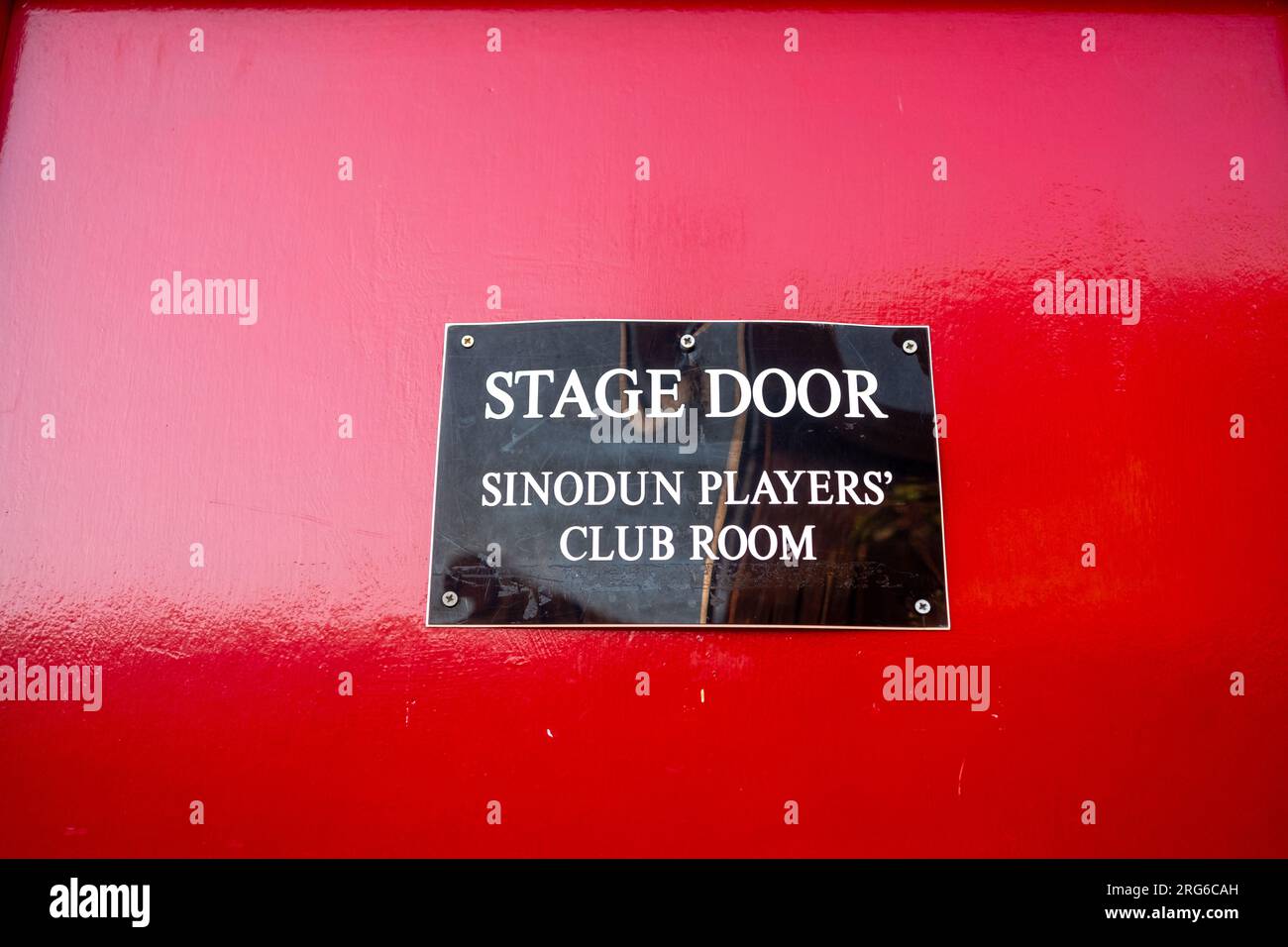 Stage door sinodun players club room hi-res stock photography and ...