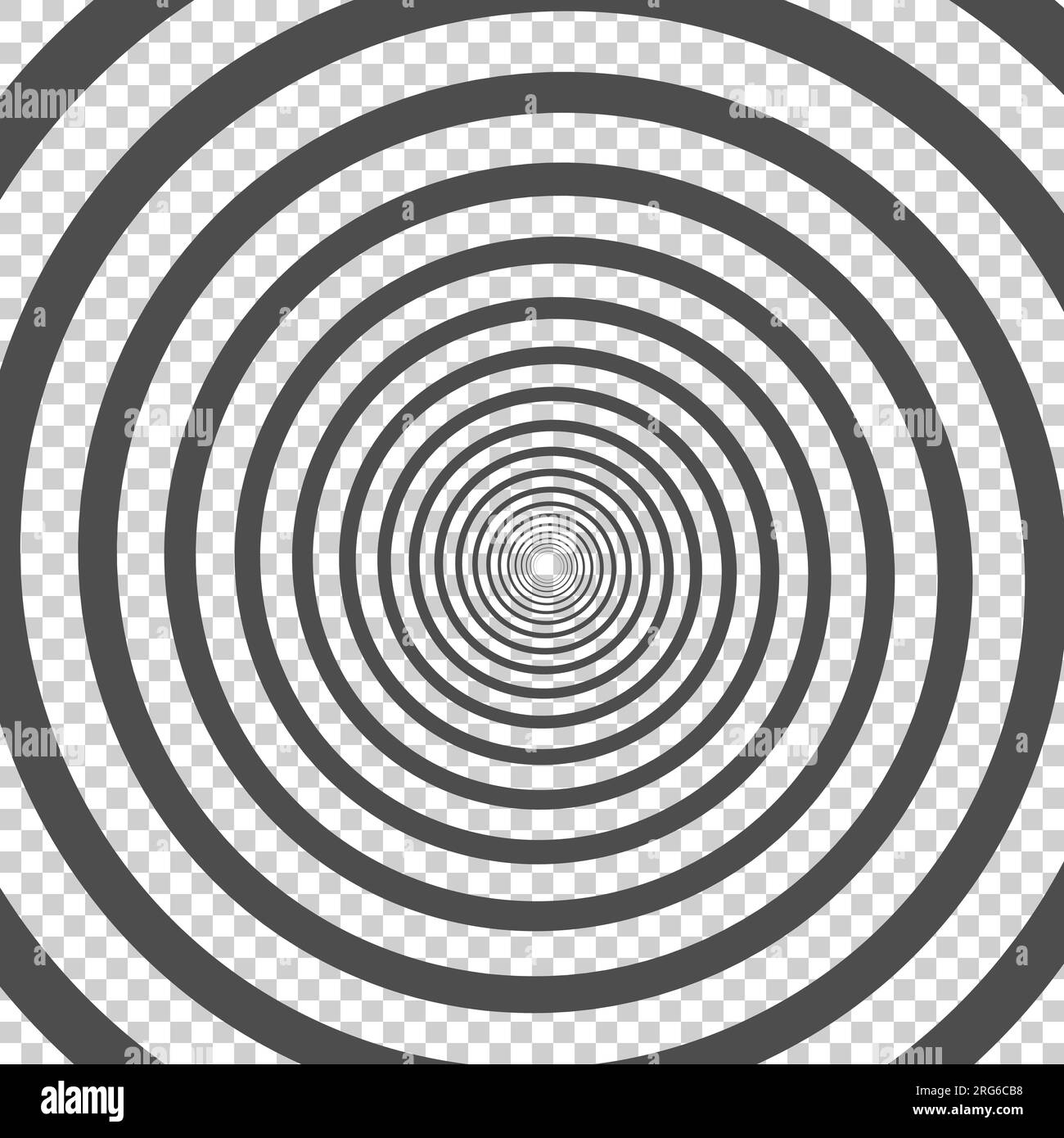Spiral with radial rays vector illustration Stock Vector Image & Art ...