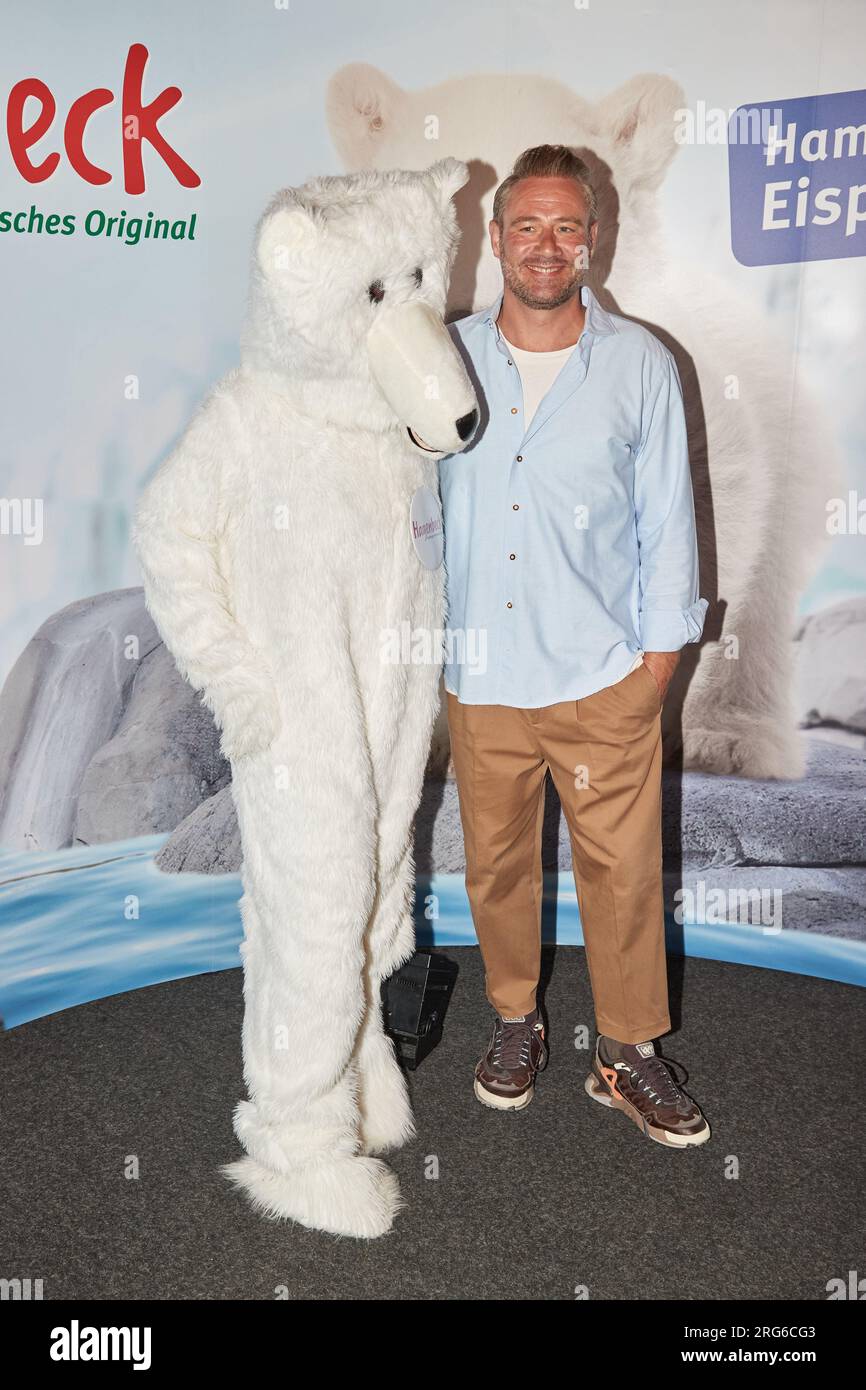 Hamburg, Germany. 07th Aug, 2023. Sasha, singer, stands next to a ...