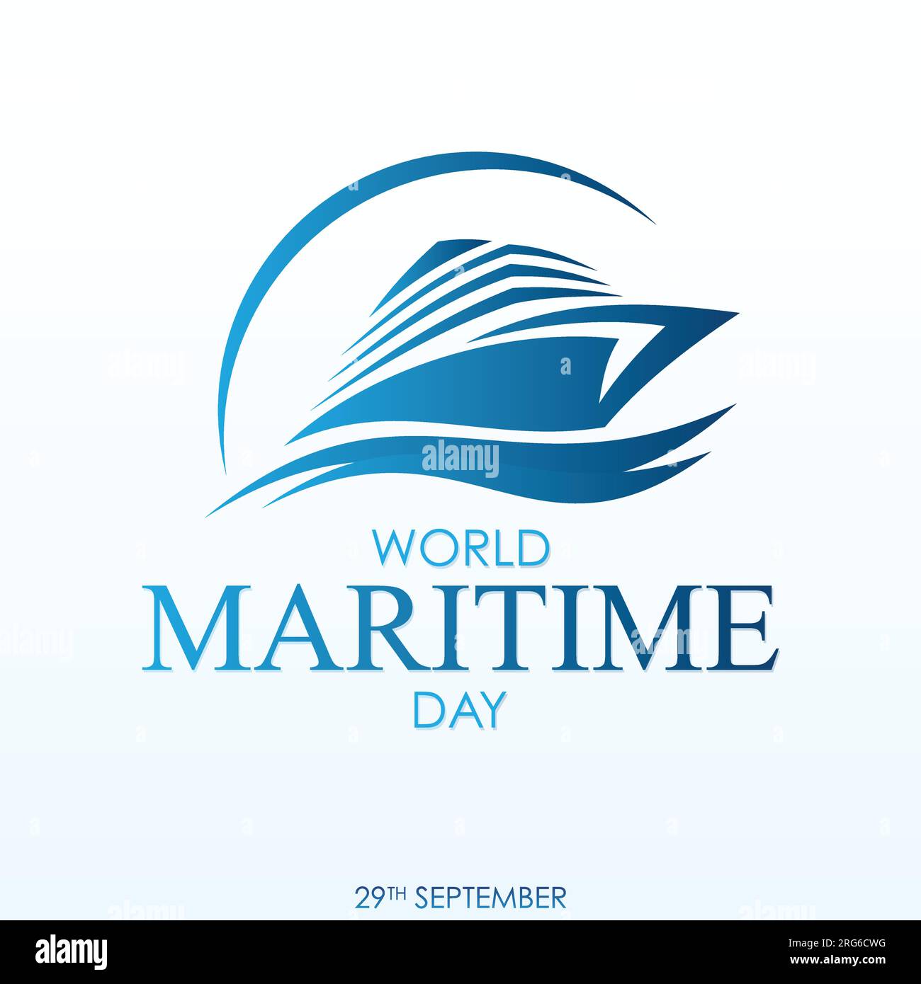World Maritime Day web banner or social media post template or ...