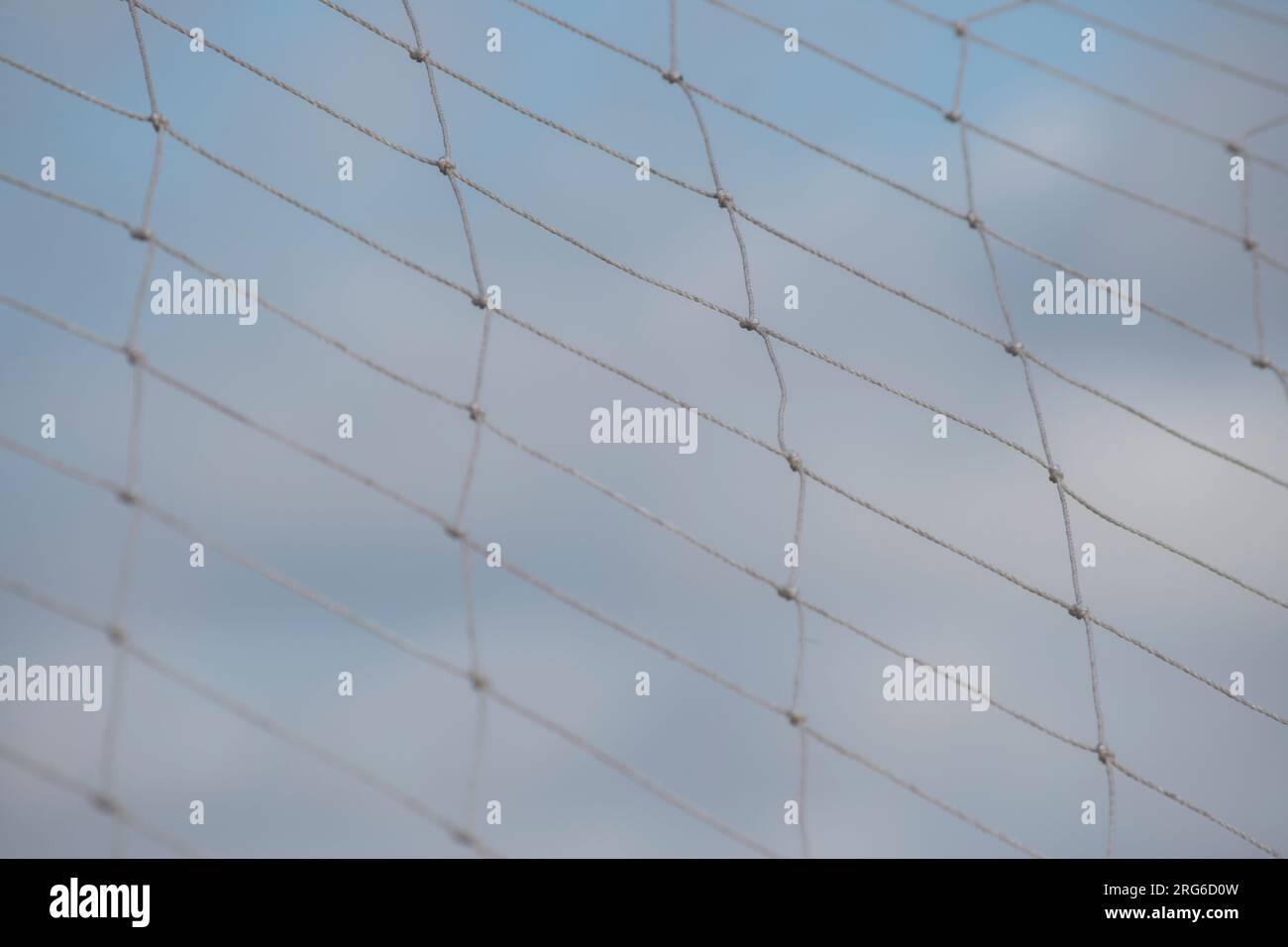 detail of the net of a soccer goal Stock Photo - Alamy