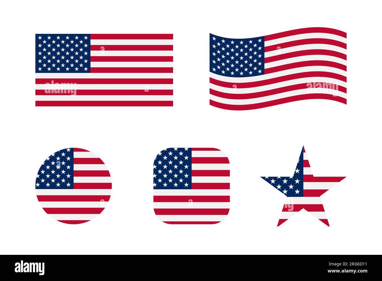 State and federal flags Stock Vector Images - Alamy