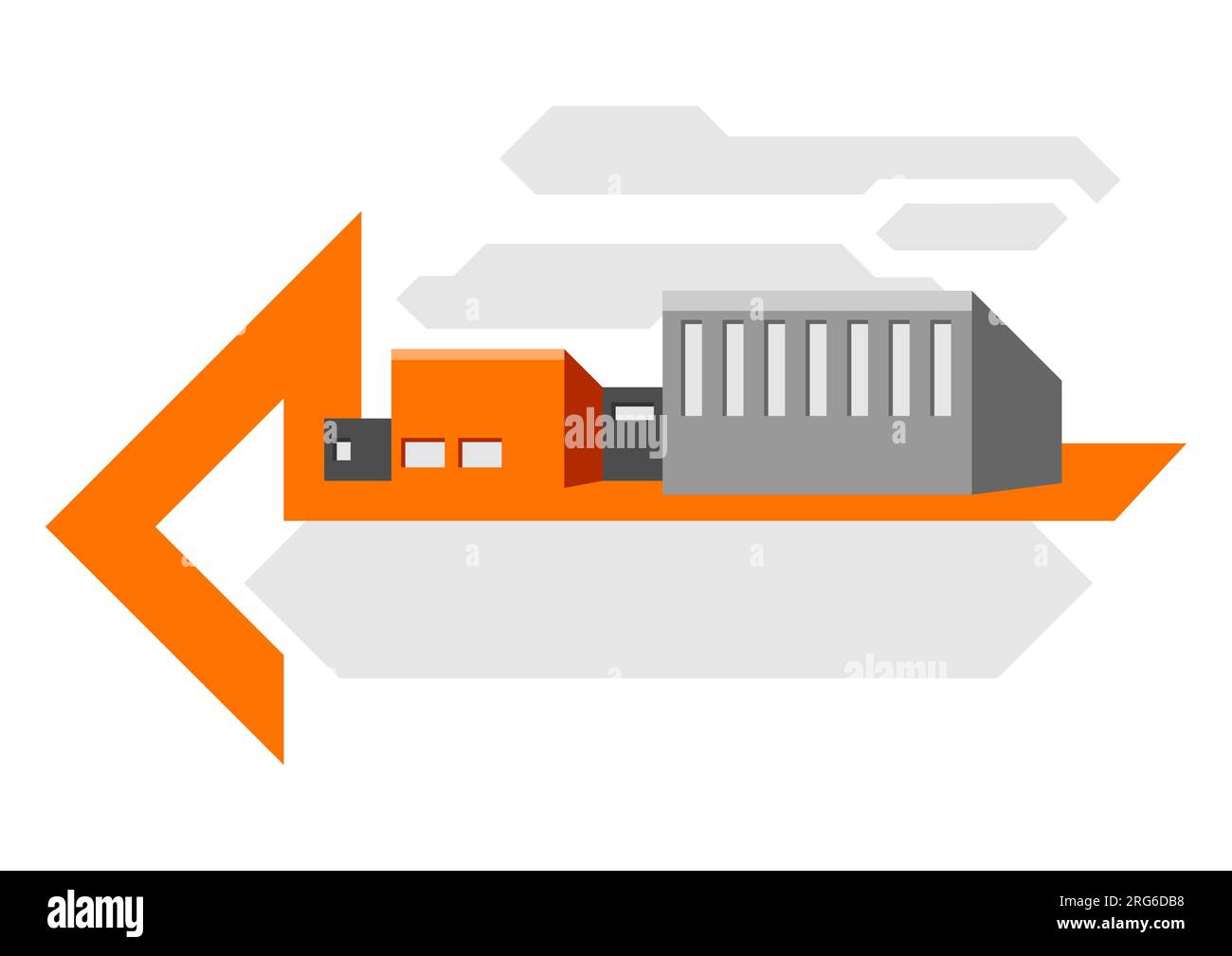 Factory landmark Cut Out Stock Images & Pictures - Alamy