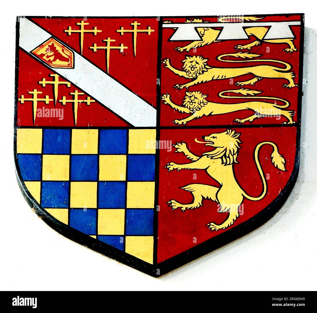 Shield, Coat of Arms of the Duke of Norfolk, Flitcham church, Norfolk ...