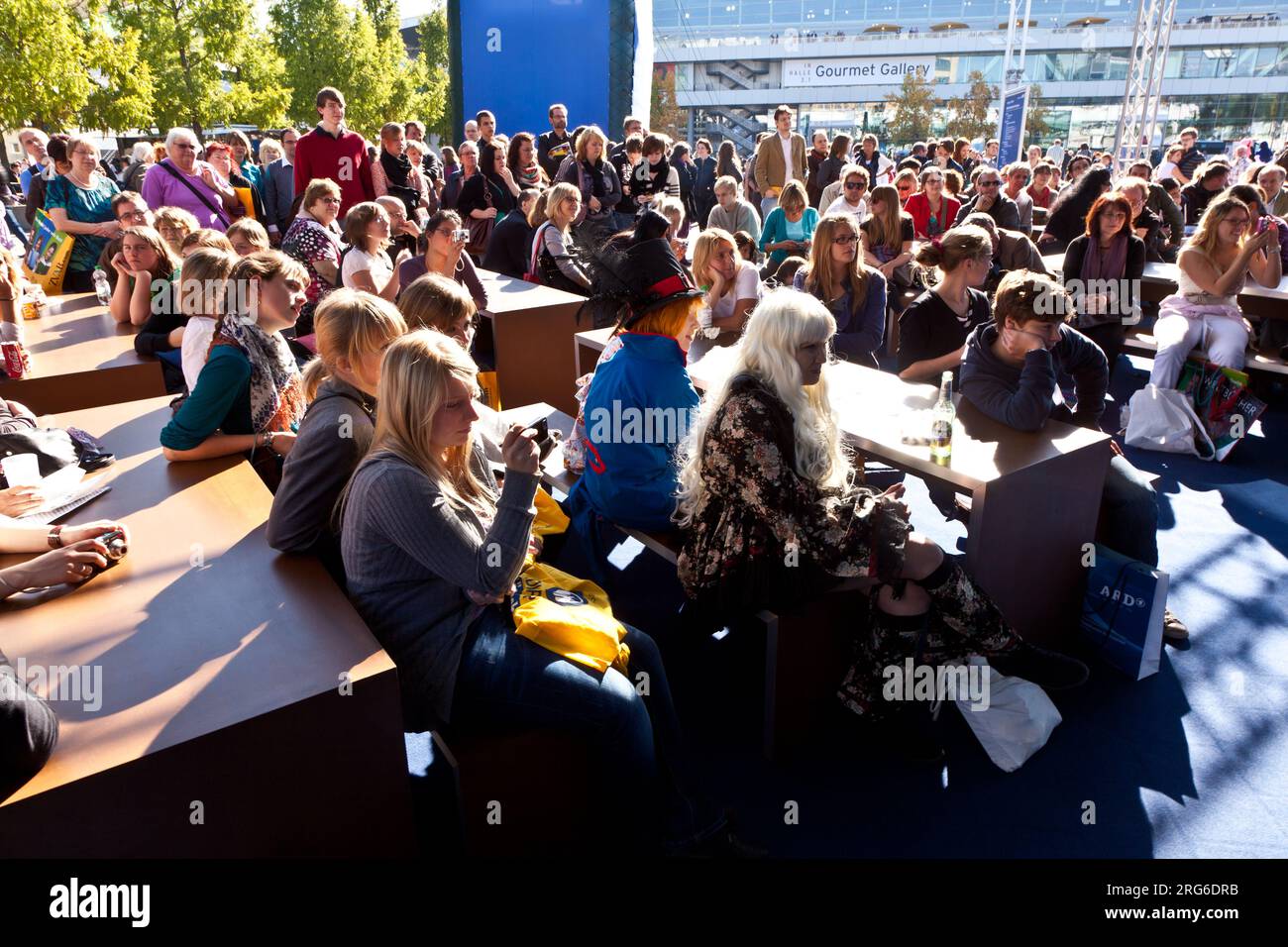 FRANKFURT, GERMANY - OCTOBER 10: Public day at Frankfurt international ...
