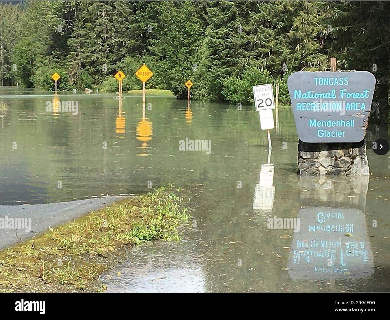 Juneau, Alaska, USA. 7th Aug, 2023. Record flooding has caused ...