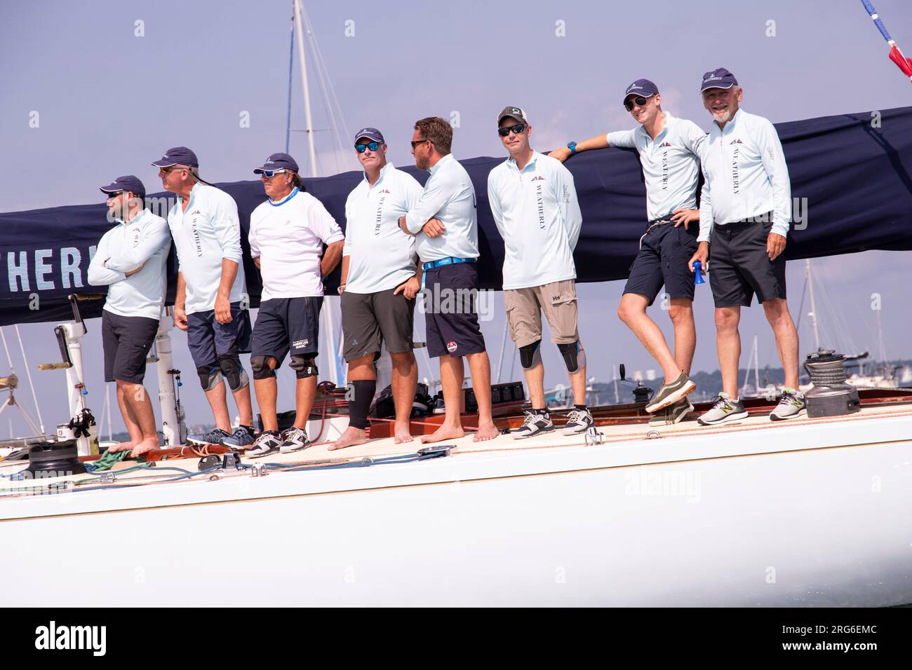 Newport, RI. 12 Metre World Championship yacht parade around Rhode ...