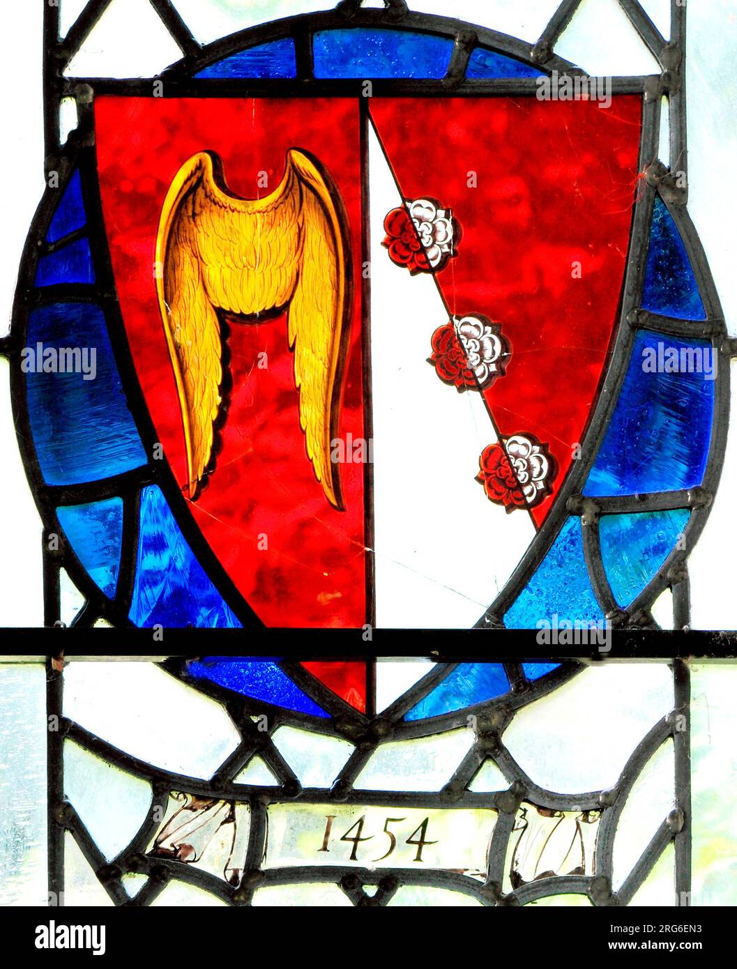 Stanhoe church, Norfolk, Arms of John Seymour of Wolf Hall, 1454 ...