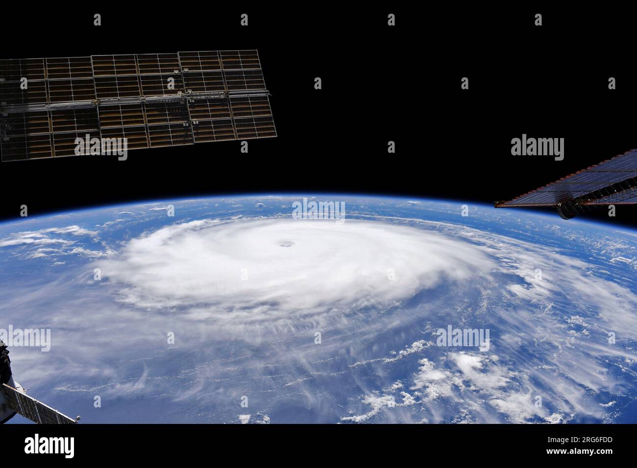Hurricane Sam marching across the Atlantic Ocean Stock Photo - Alamy